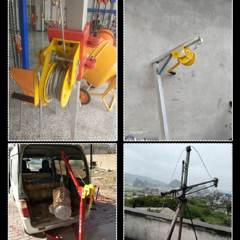 Portable Hand Operated Manual Lifting Winch Cable ... – Grandado