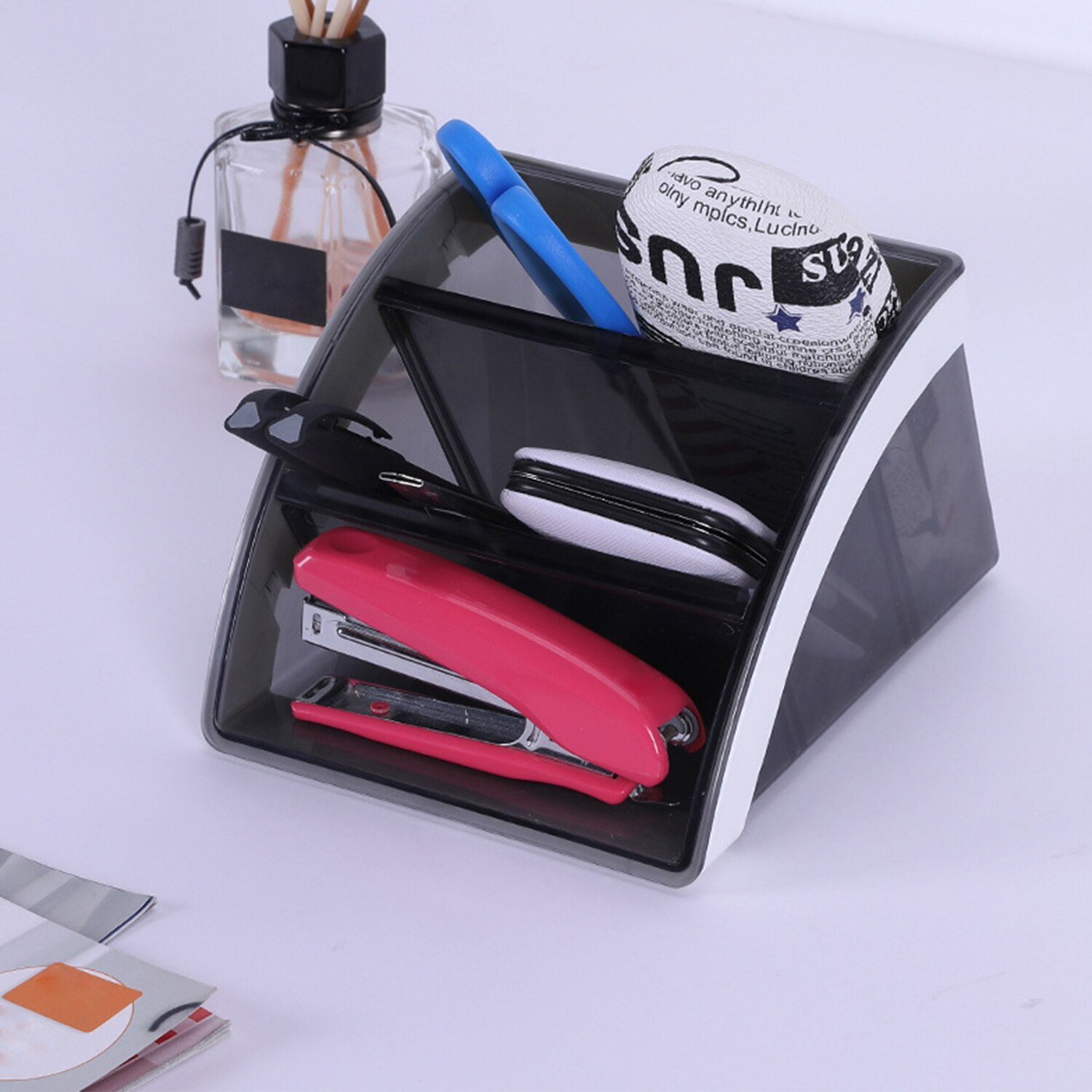 Multifunctional Desk Organizer Caddy 3 Compartment... – Grandado
