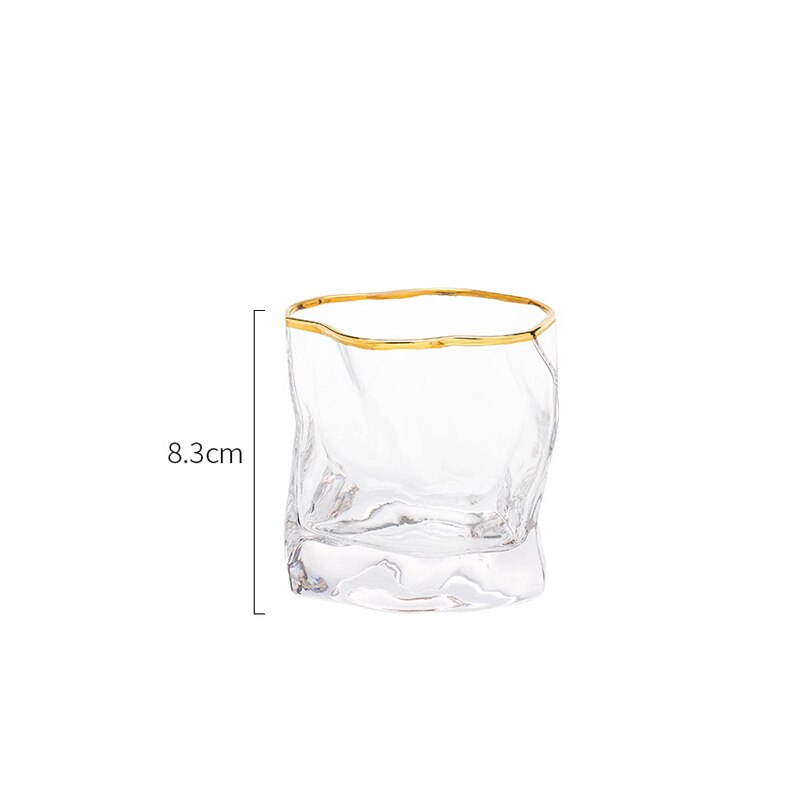 Japanese Irregular Shape Whiskey Glasses Ice Patte... – Grandado