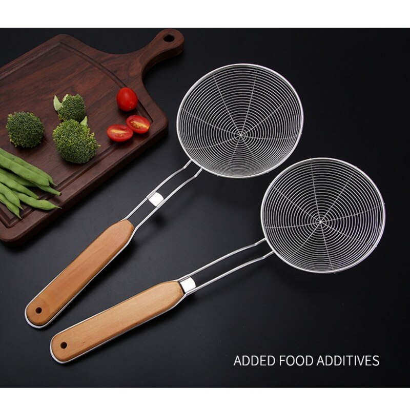 Mesh Strainer Food Grade Stainless Steel Flour Col... – Vicedeal