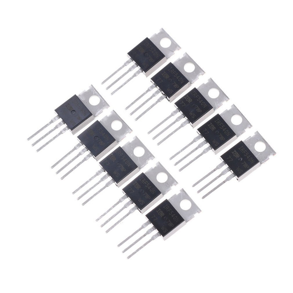 10PCS IRF540N IRF540 TO-220 N-Channel 33A 100V Power MOSFET high ...