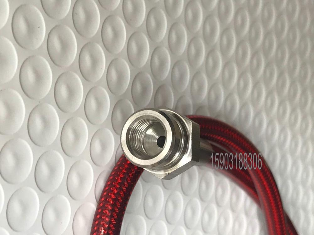 AN3 natural stainless braid PU covered 1/8" PTFE c... – Vicedeal