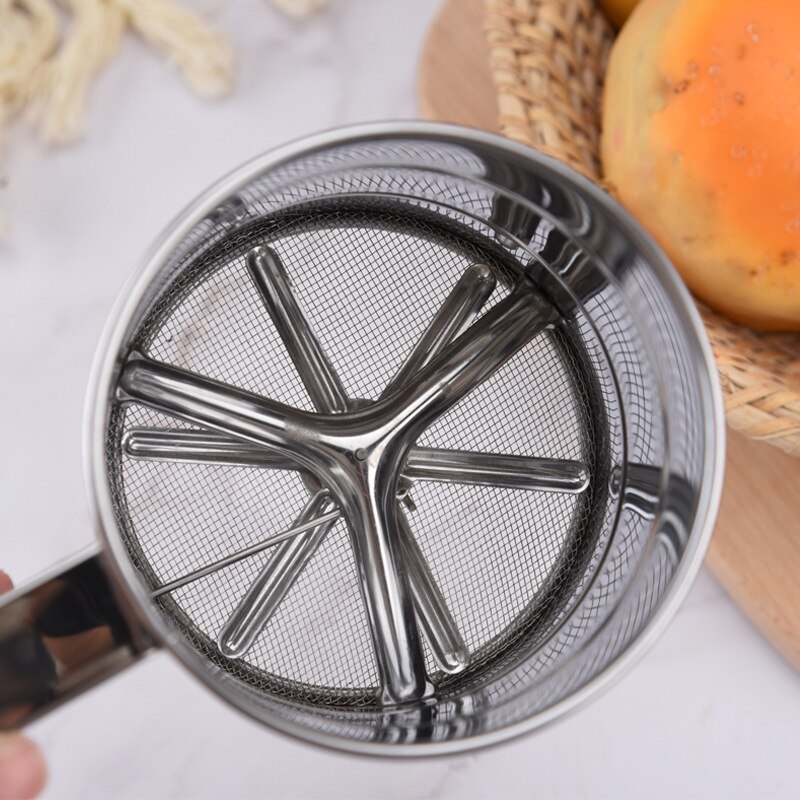 Draagbare Taart Netto Zeef Meel Zeef Filter Zeef H... – Grandado