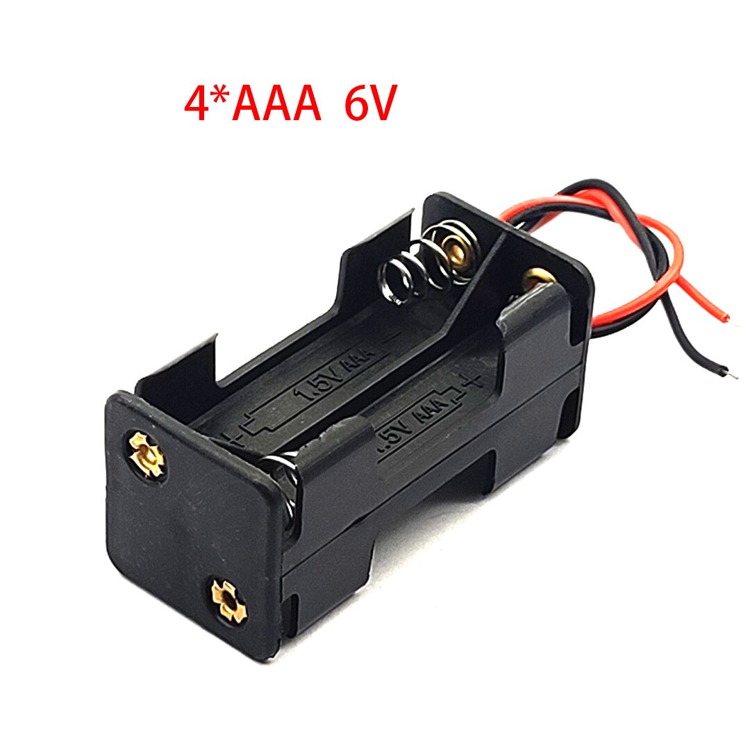 Aaa batteriholder boks boks dobbeltsidig 4 aaa 6 a... – Grandado