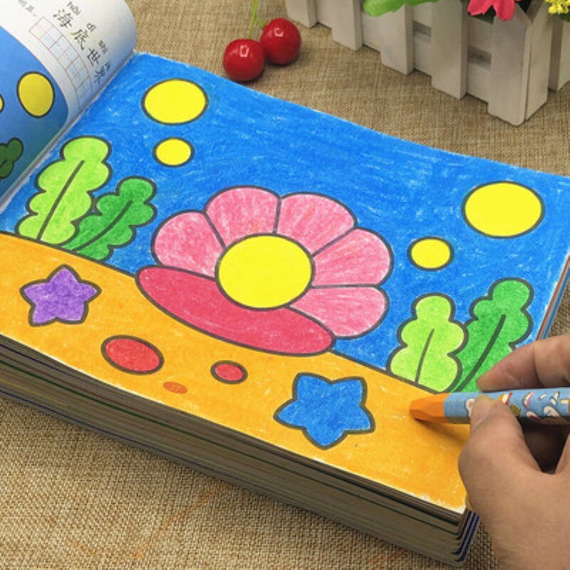 Kindergarten Coloring book Step Coloring book for ... – Vicedeal