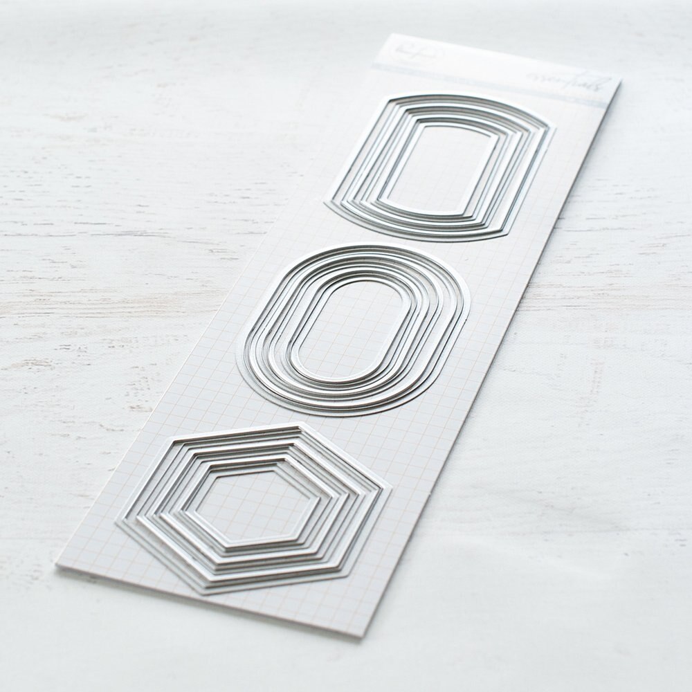 AliliArts Metal Cutting Dies Basic label frames di... – Grandado