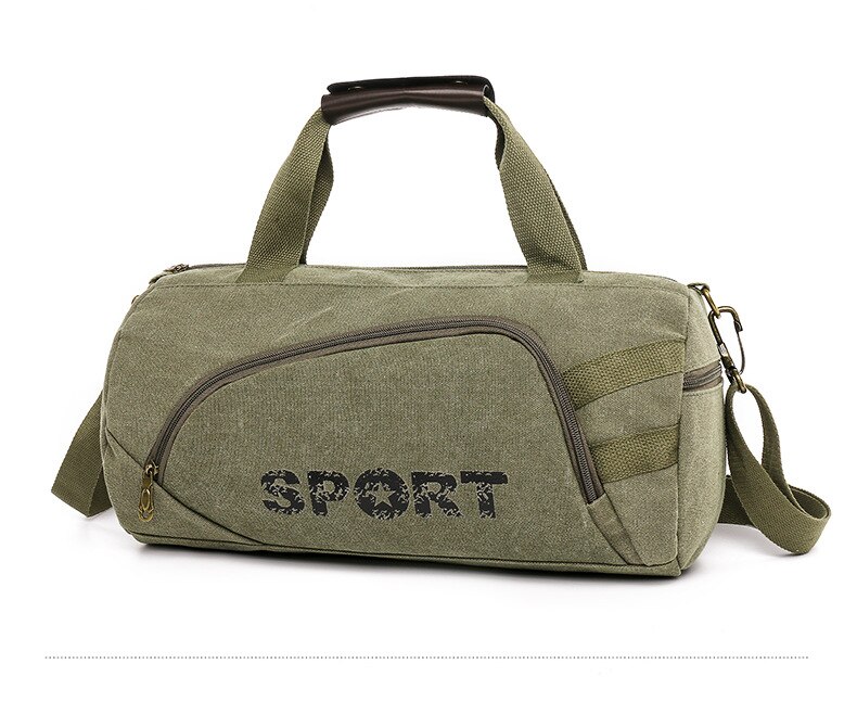 gym bag canvas Travel bag male female travel lugga... – Vicedeal