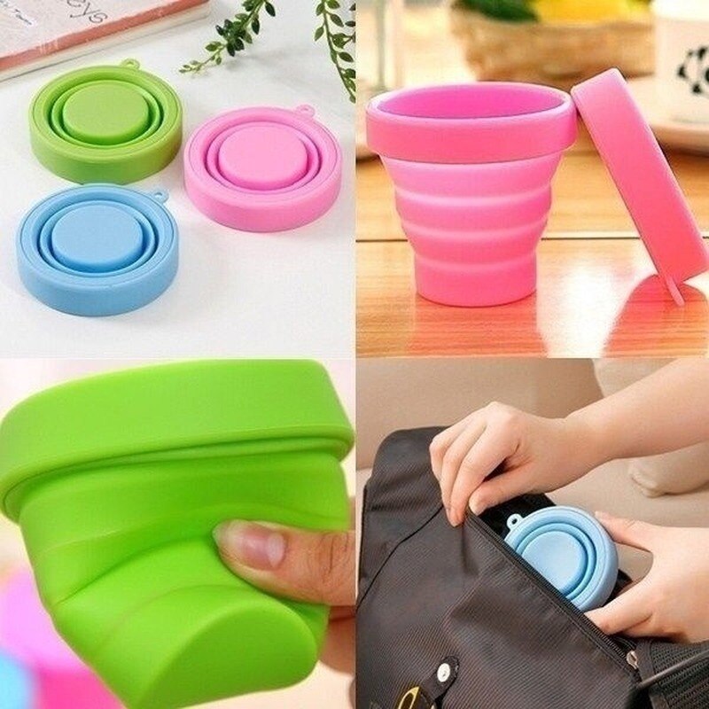 Portable Silicone Candy Color Telescopic Drinking ... – Vicedeal