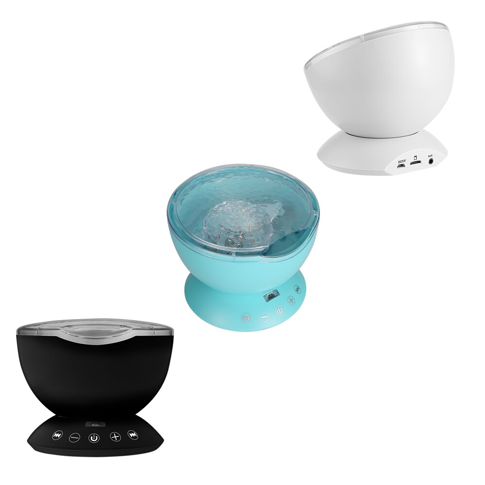 Ocean Wave Light Projector Nightlight with Mini Mu... – Grandado