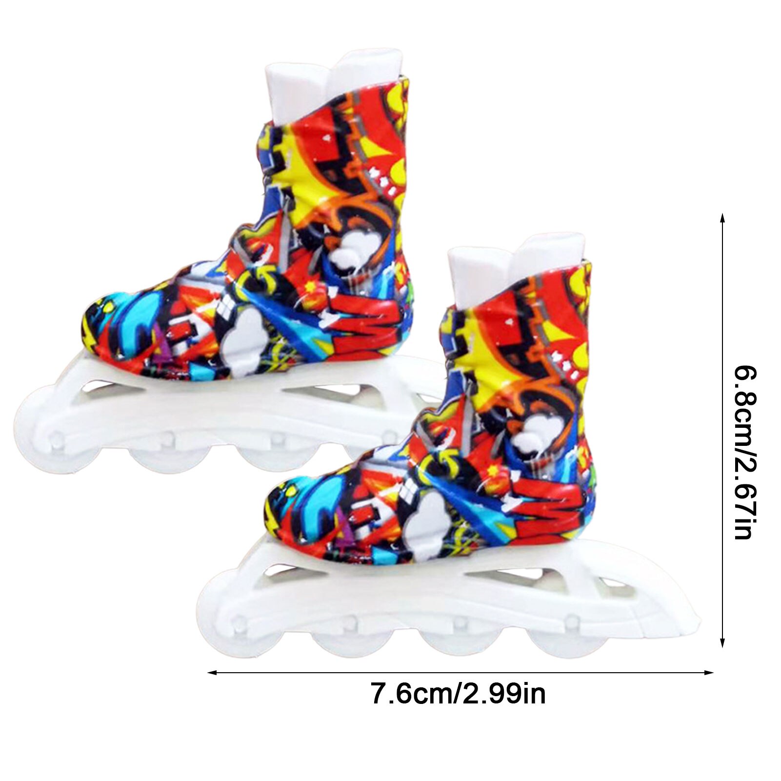 Mini Roller Skates Toy Fingerboard Mini Skateboard... – Vicedeal