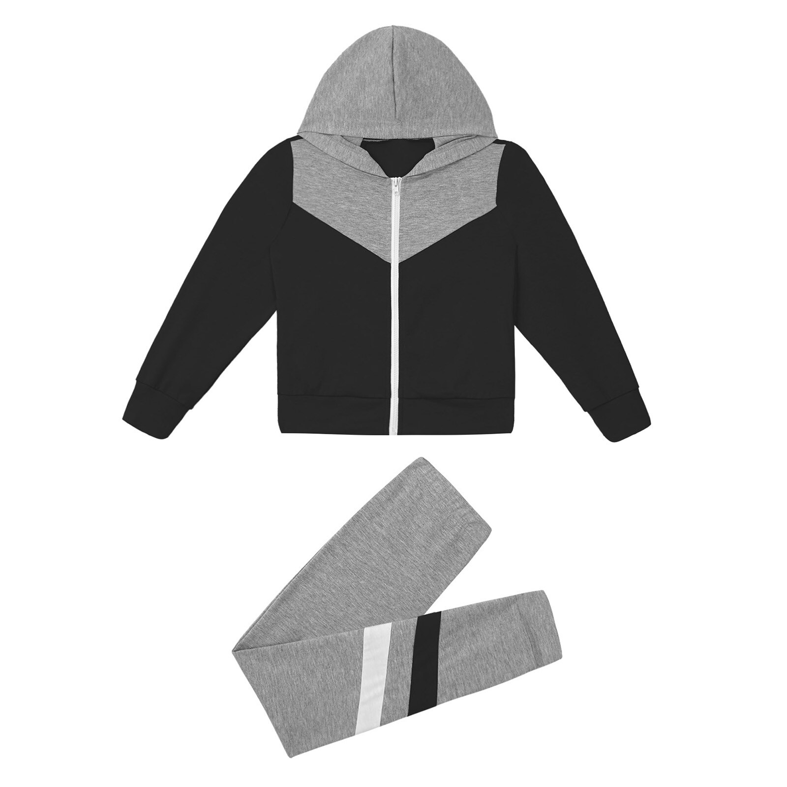 Kids Girls Sport Hoodie Sweatsuits Outfit Teens Sp... – Grandado