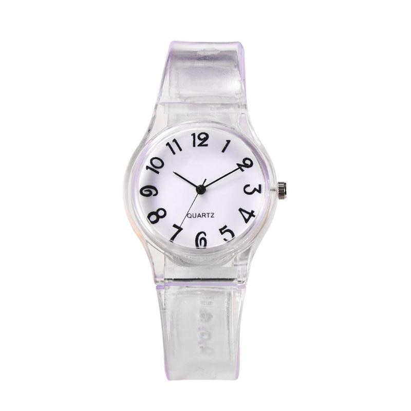 Kids Watches Lovely Cute Pure Color Silicone Rubbe... – Grandado