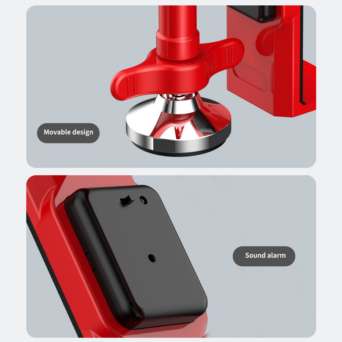Portable Alarm Door Stop Door Stop Alarm Door Stop... – Vicedeal
