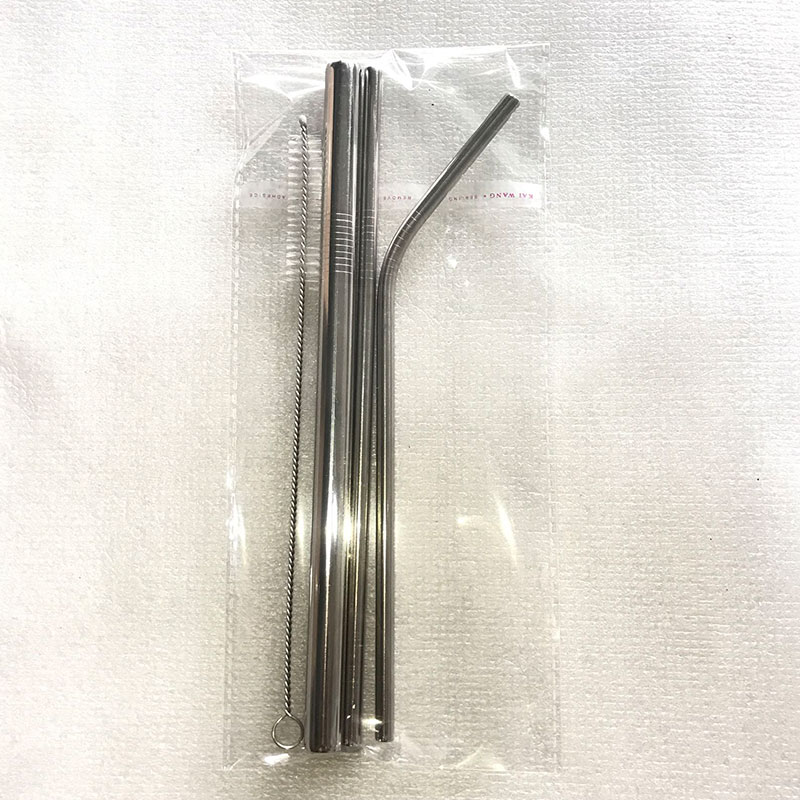1Set 304 Stainless Steel Straw Metal Straws 21.5mm... – Vicedeal