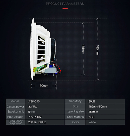 ByJoTeCH Constant voltage Ceiling loudspeaker Shop... – Vicedeal