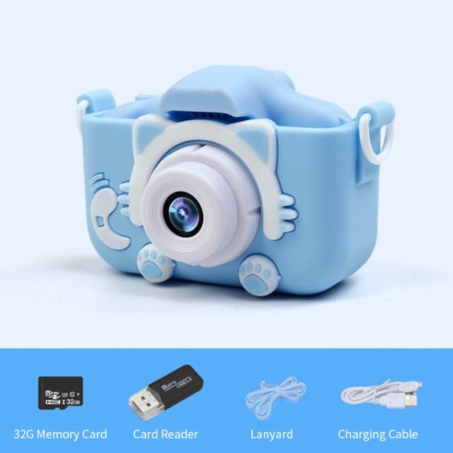 HD Children's Camera Cute Cat Toy Mini Digital... – Vicedeal