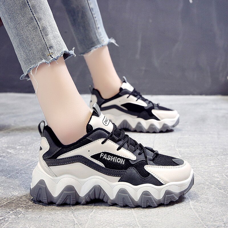 Femmes grosses baskets décontracté papa chaussures... – Grandado