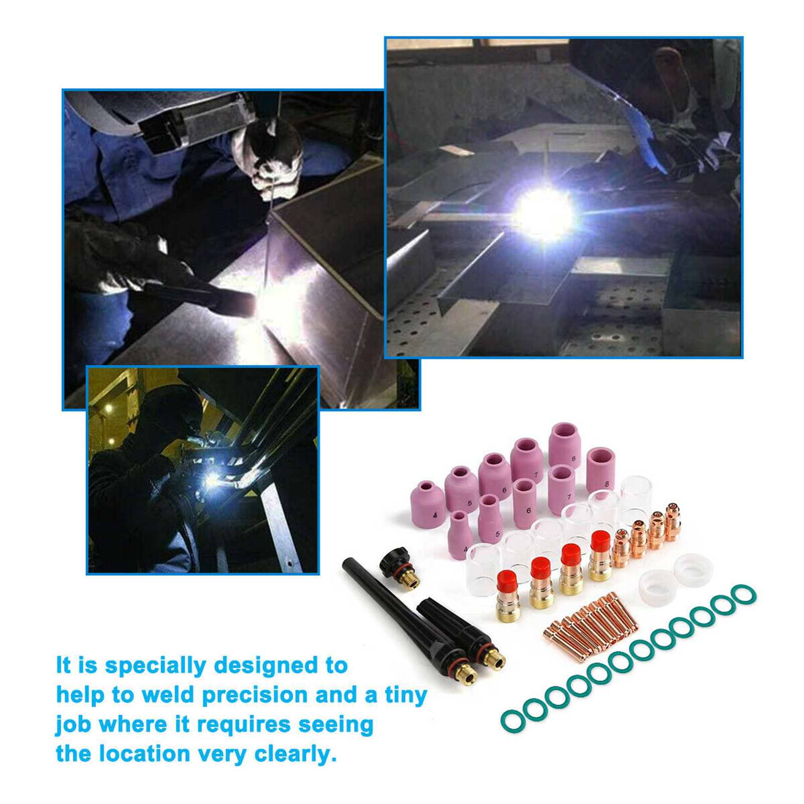 Kkmoon 49 Stuks Tig Lassen Accessoires Kit Stubby ... – Vicedeal