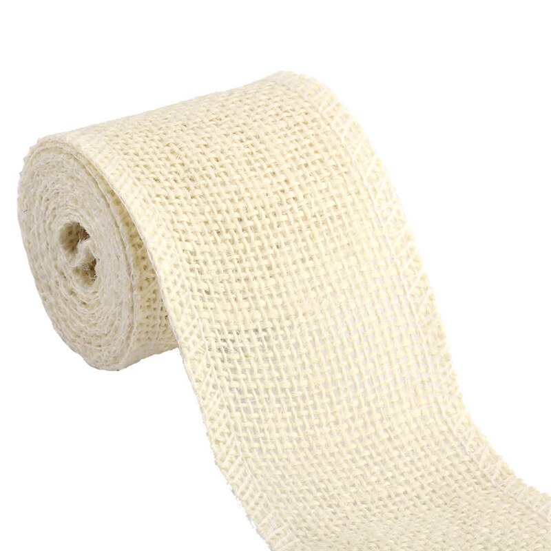 2 M Color Hessian Ribbon Trim Edge Linen Roll DIY ... – Vicedeal