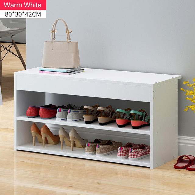 Nordic Entrance Shoe Bench Storage Stool Multi-fun... – Grandado