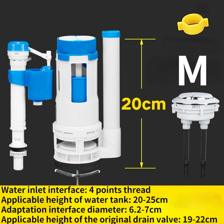 Toilet tank fitting toilet inlet valve drain valve... – Vicedeal