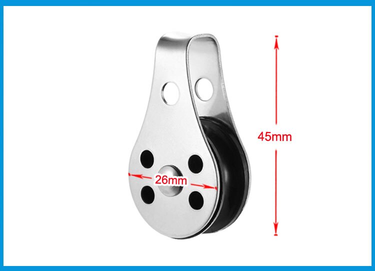 BSET MATEL Stainless Steel 316 Pulley Blocks Rope ... – Vicedeal