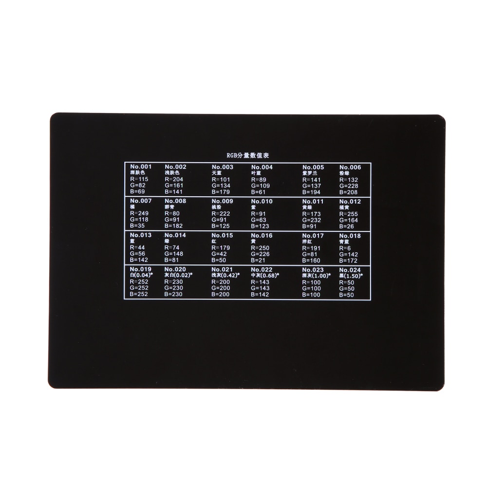 Fotografia Profesional 24 Color Test Balancing Che... – Grandado