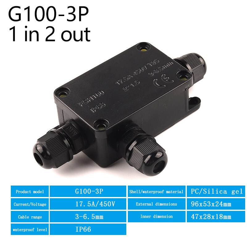 IP66 2/3 Manier Outdoor Elektrische Kabel Connecto... – Vicedeal