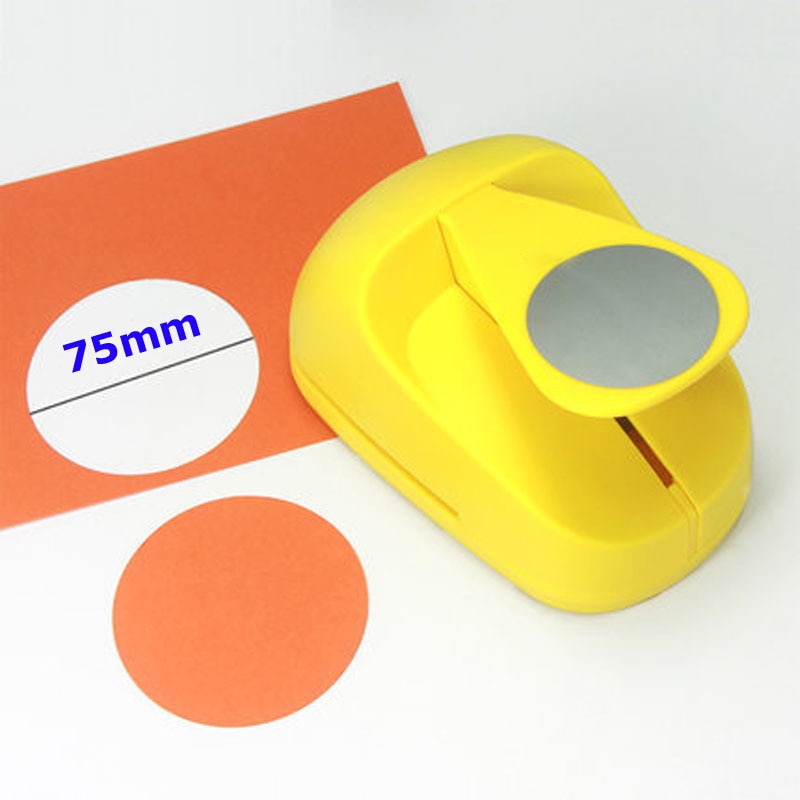 75mm Round paper cutter Circle shape craft punch c... – Vicedeal
