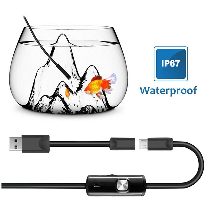 5.5mm Industrial Endoscope Camera HD USB LED Endos... – Grandado
