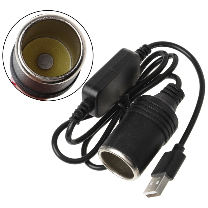 USB 5V To 12V Car Cigarette Lighter Socket Female ... – Grandado