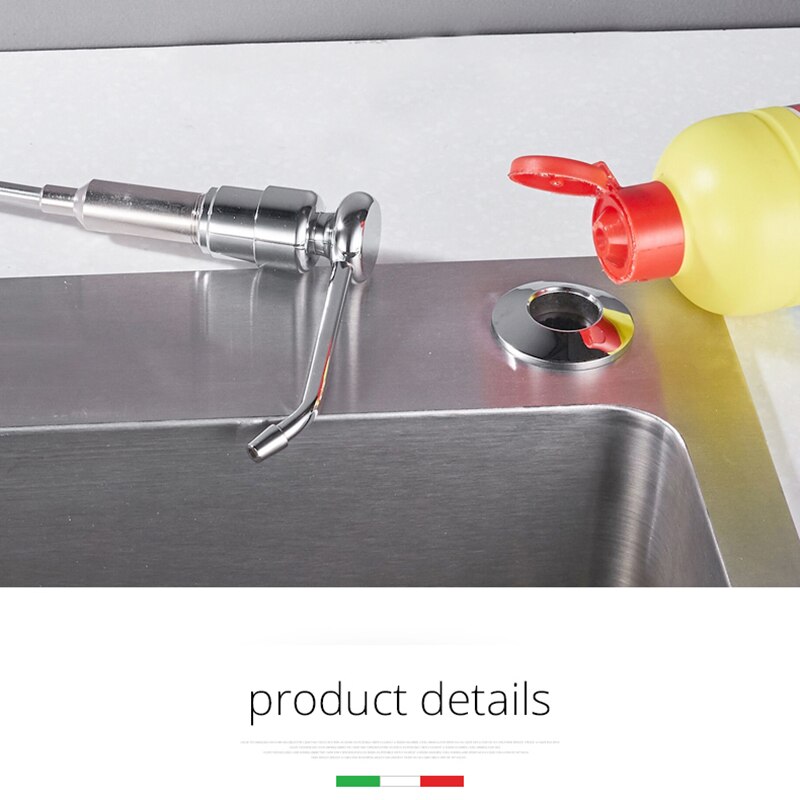 Deck Mounted Kitchen 300ml Soap Dispensers Stainle... – Grandado