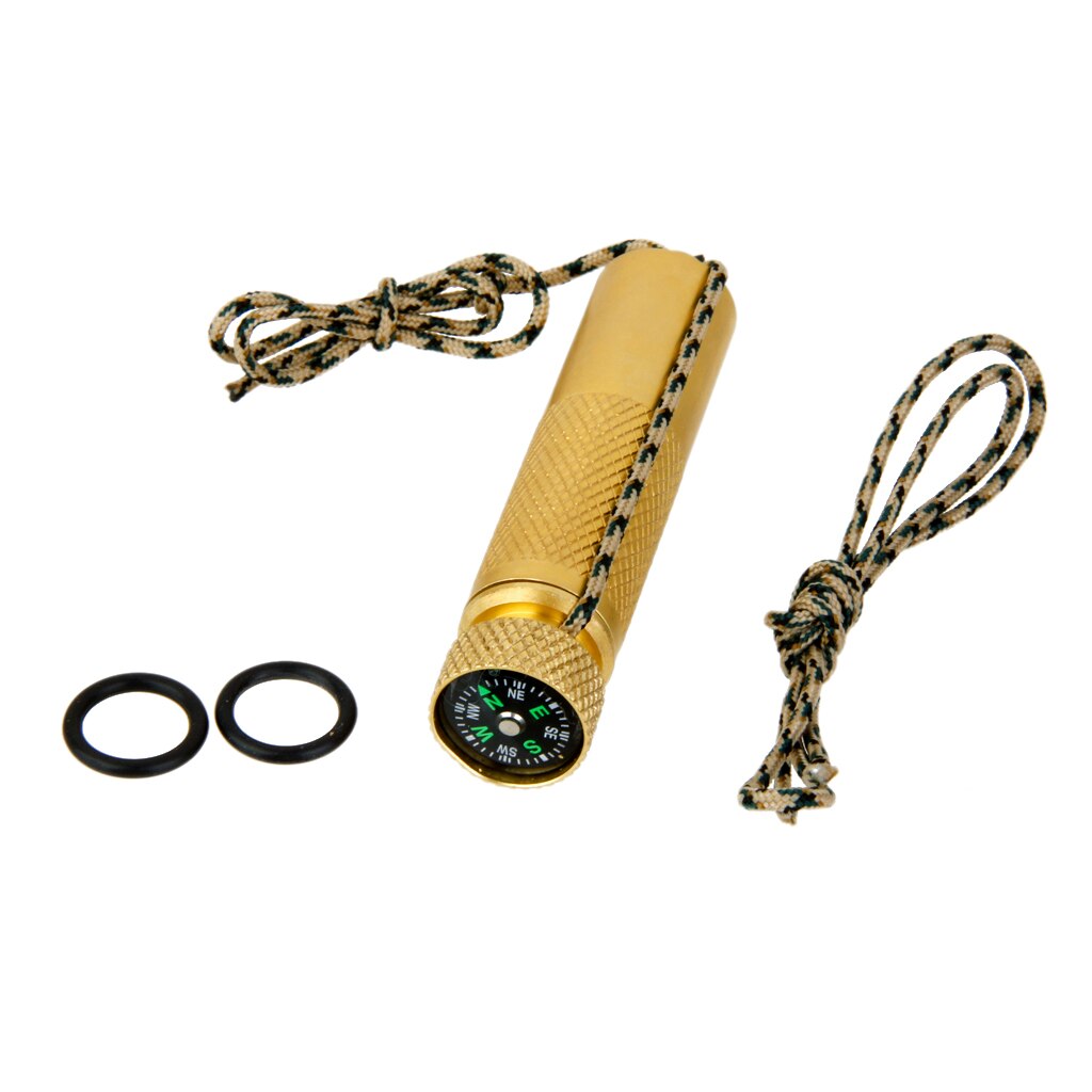 SOLID BRASS WATERPROOF MATCH CONTAINER BOX HOLDER ... – Grandado