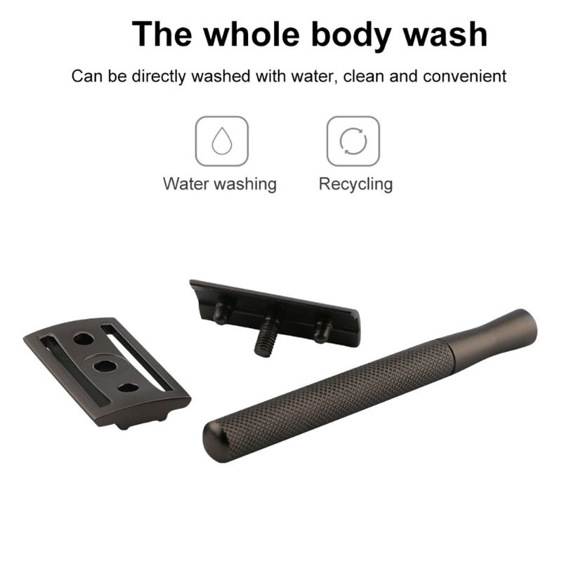 Traditional Vintage Double Edge Enclosed Safety Ra... – Grandado