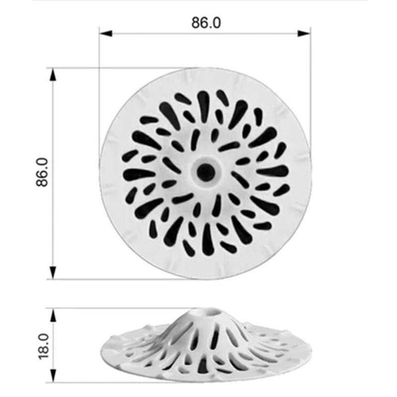 1pc Anti-blocking Hair Catcher Hair Stopper Plug S... – Grandado