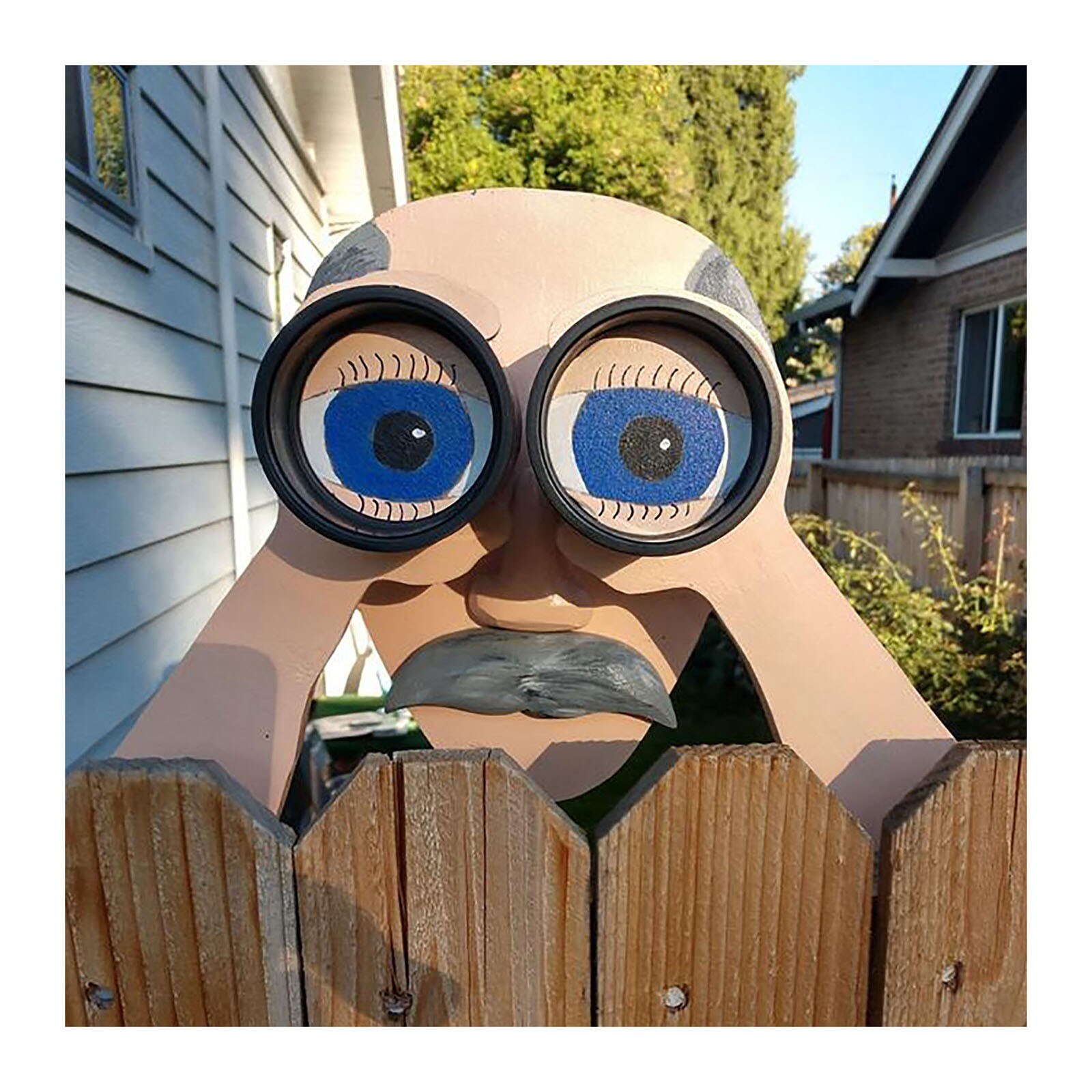 Unique Fence Decoration Nosy Old Man and Lady Gard... – Vicedeal