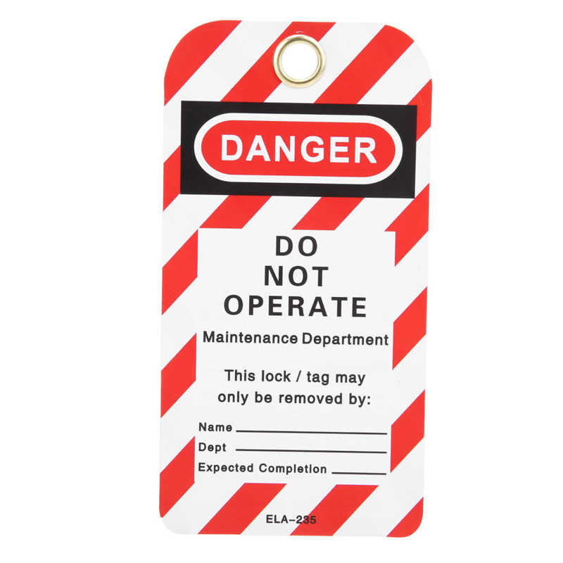 10PCS Lockout Danger Tagout Tag Do Not Operate Saf... – Grandado