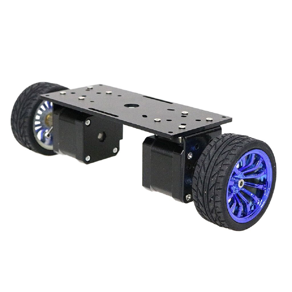 Double-Wheeled Drive Alloy Smart Robot Car Chassis... – Grandado