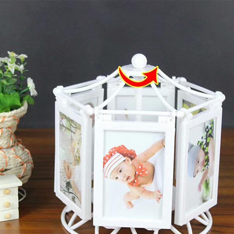 Rotating Musical Ferris Wheel Photo Frame 5 inch W... – Vicedeal