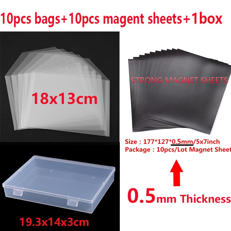 Magnetic Sheets & Plastic Folder Bags Storage ... – Grandado
