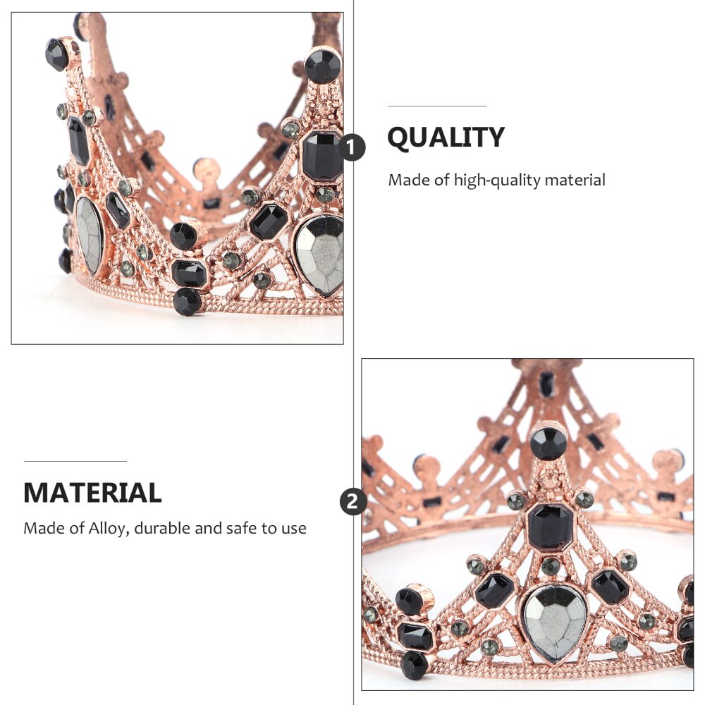 Cake Crown Decor Diamond Crown Ornament Wedding Ca... – Grandado