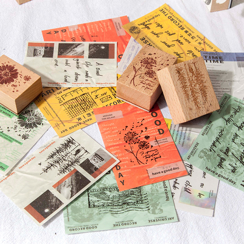 100Pcs Beautiful Universe Series Collage Material ... – Vicedeal