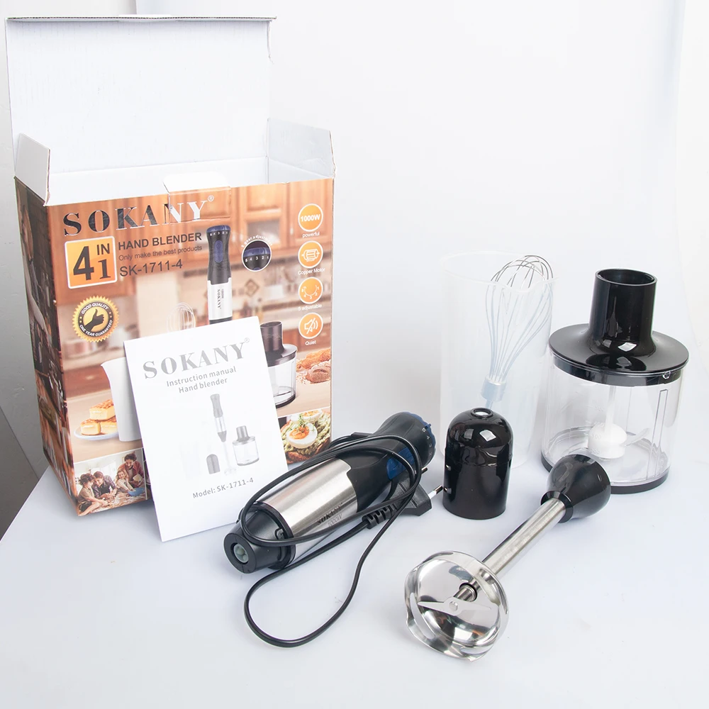 Houselin 1000W Kitchen Immersion Blender, 4-In-1 S... – Grandado