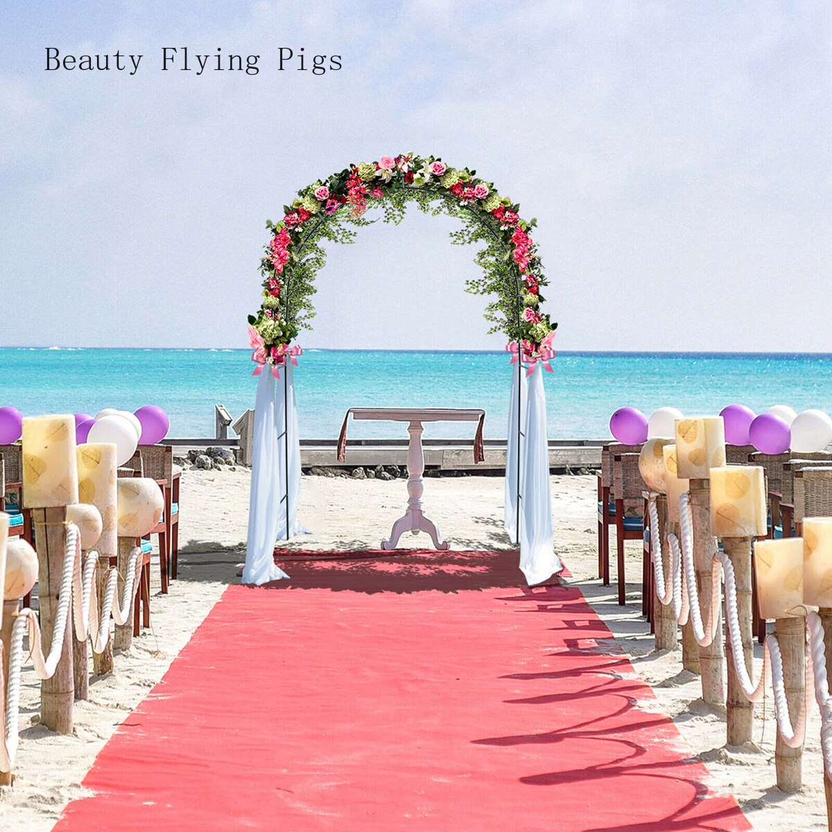 Ijzer Bruiloft Boog Decoratieve Tuin Achtergrond P... – Grandado