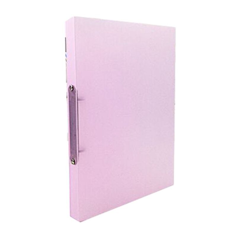 A4 Clip Map Transparante Candy Kleur Loose Leaf Bi... – Grandado