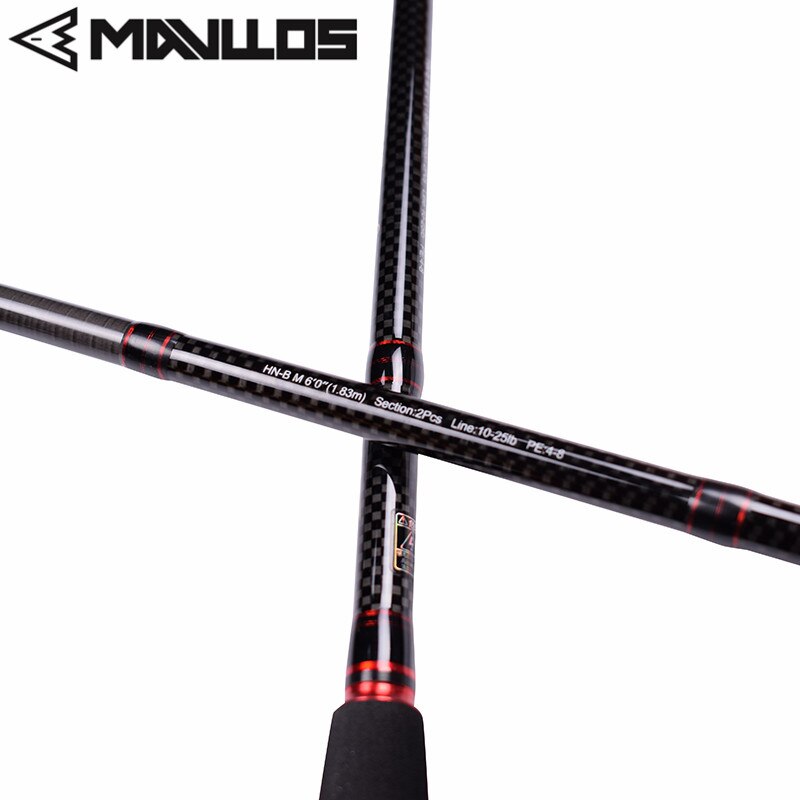 Mavllos MH Carbon Fishing Spinning Rod 1.8M PE3-6 ... – Vicedeal