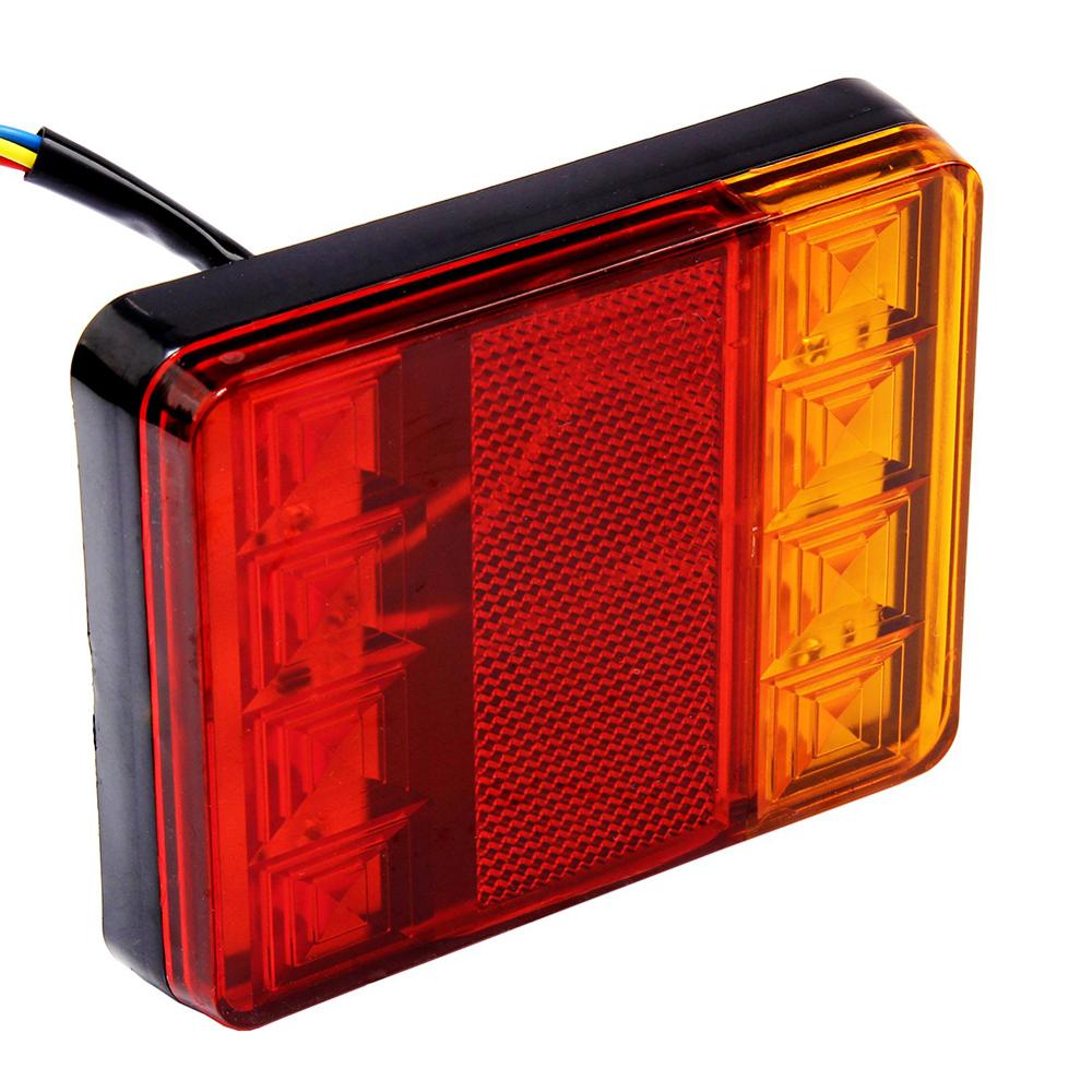 2Pcs Universal 8 LED Trailer Rear Light Board Tail... – Grandado