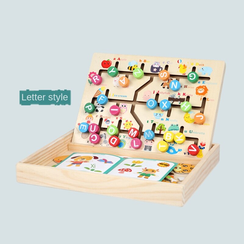 Multifunction Wooden Puzzle Box Kids Educational N... – Grandado