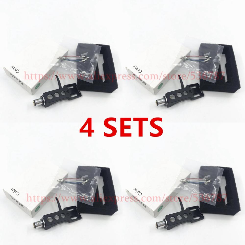4SETS Black 4 Pin Contacts Turntable Headshell For... – Vicedeal