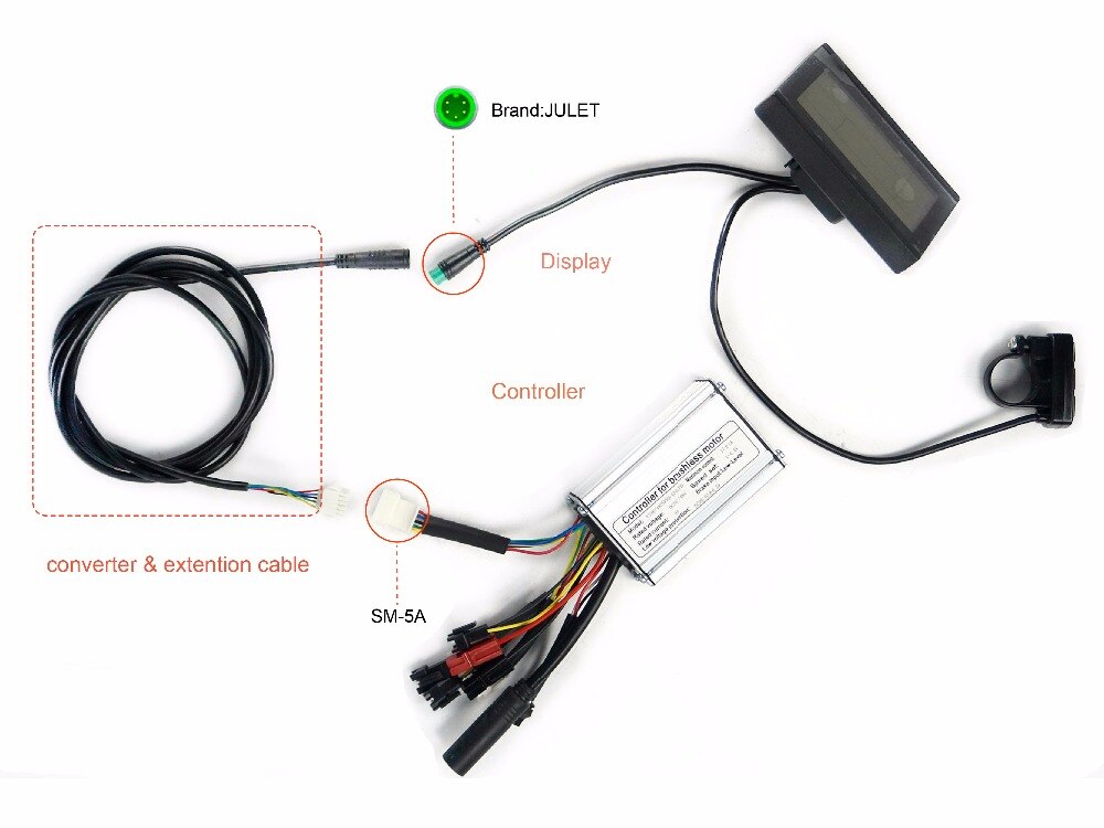 BOLLFIT E Bicycle KT Controller 5Pin Display Water... – Vicedeal